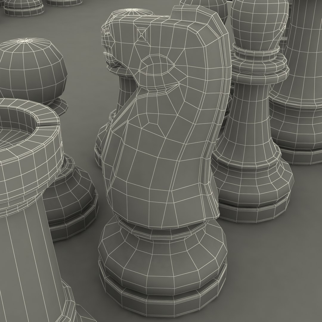chess 2 3d model