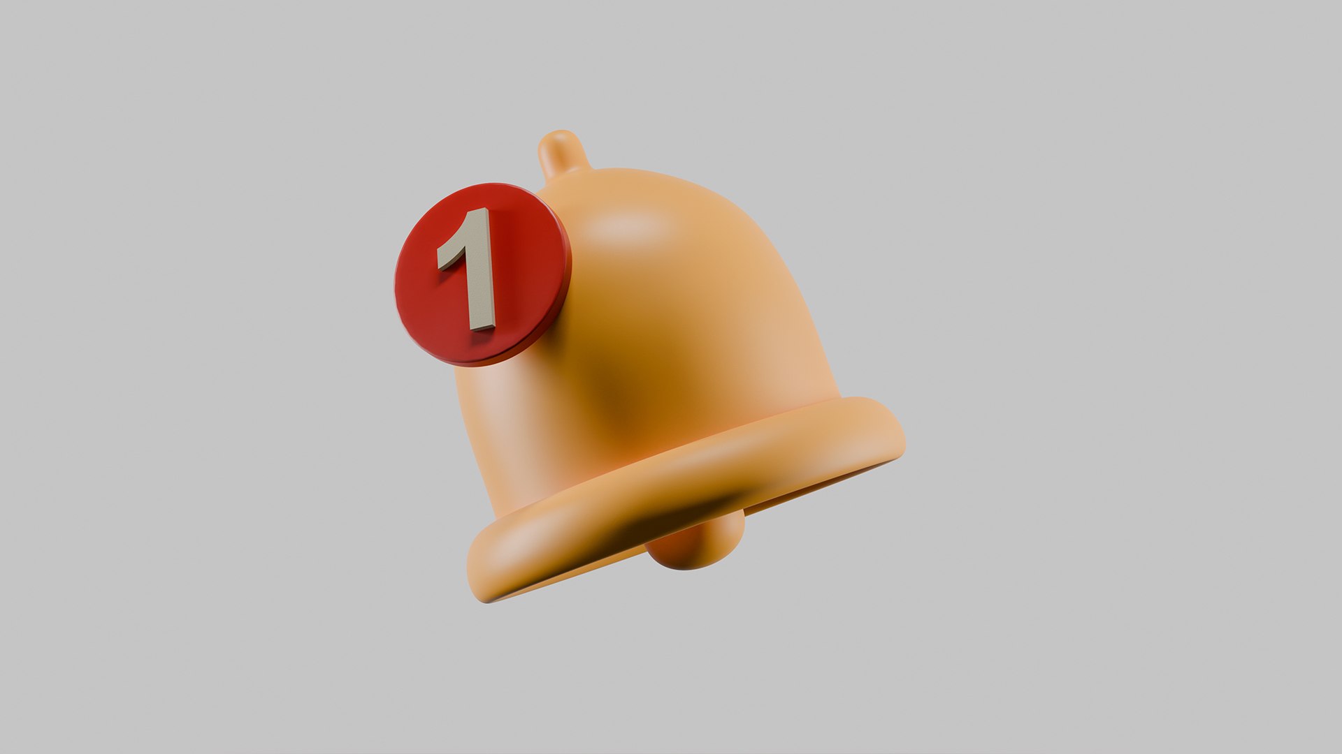 Icon Notification Bell 3D - TurboSquid 2241077