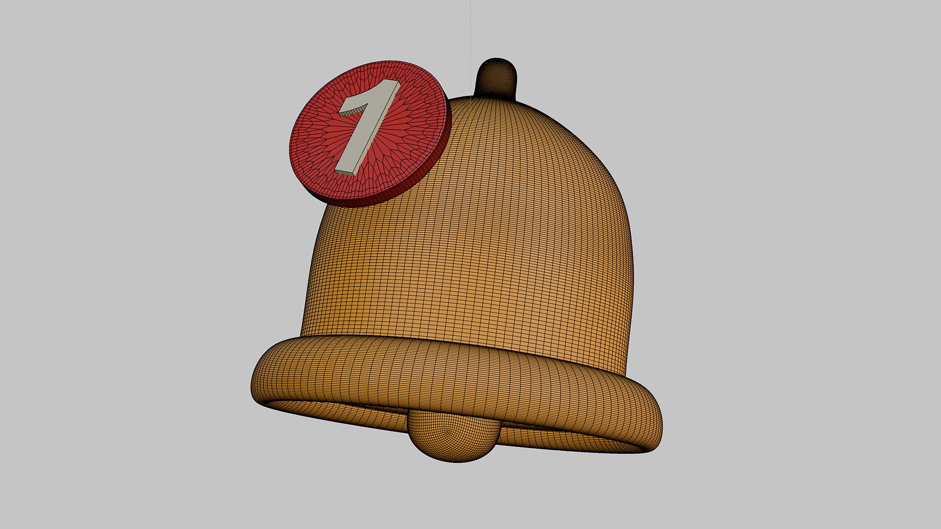 Icon Notification Bell 3D - TurboSquid 2241077