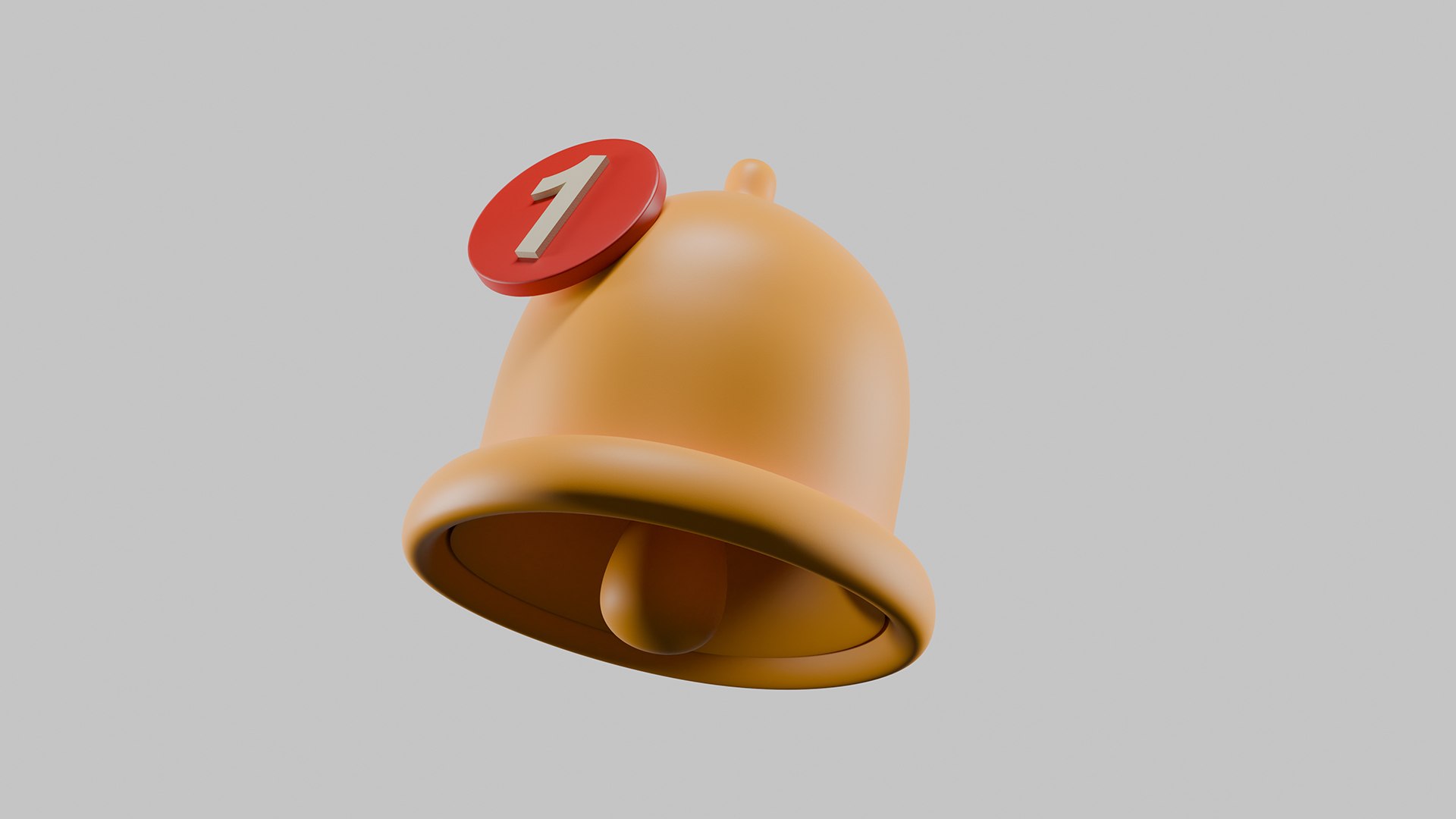 Icon Notification Bell 3D - TurboSquid 2241077