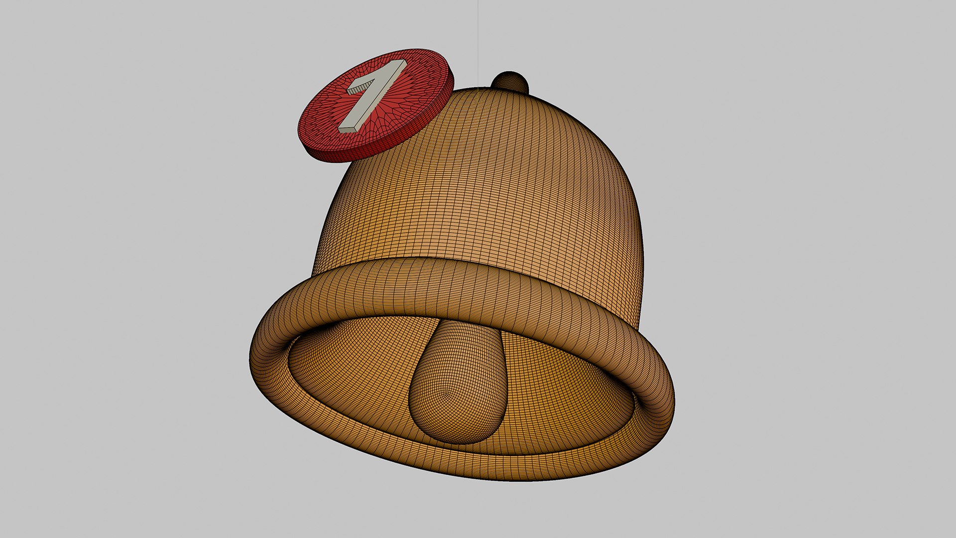 Icon Notification Bell 3D - TurboSquid 2241077