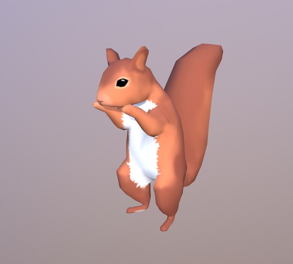 squirrel rodent 3d 3ds
