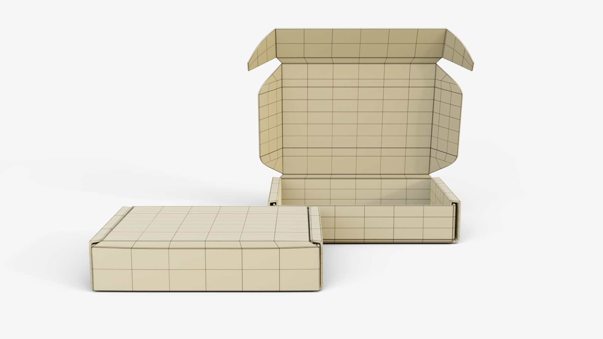 Corrugated Box V3 3D - TurboSquid 2250003