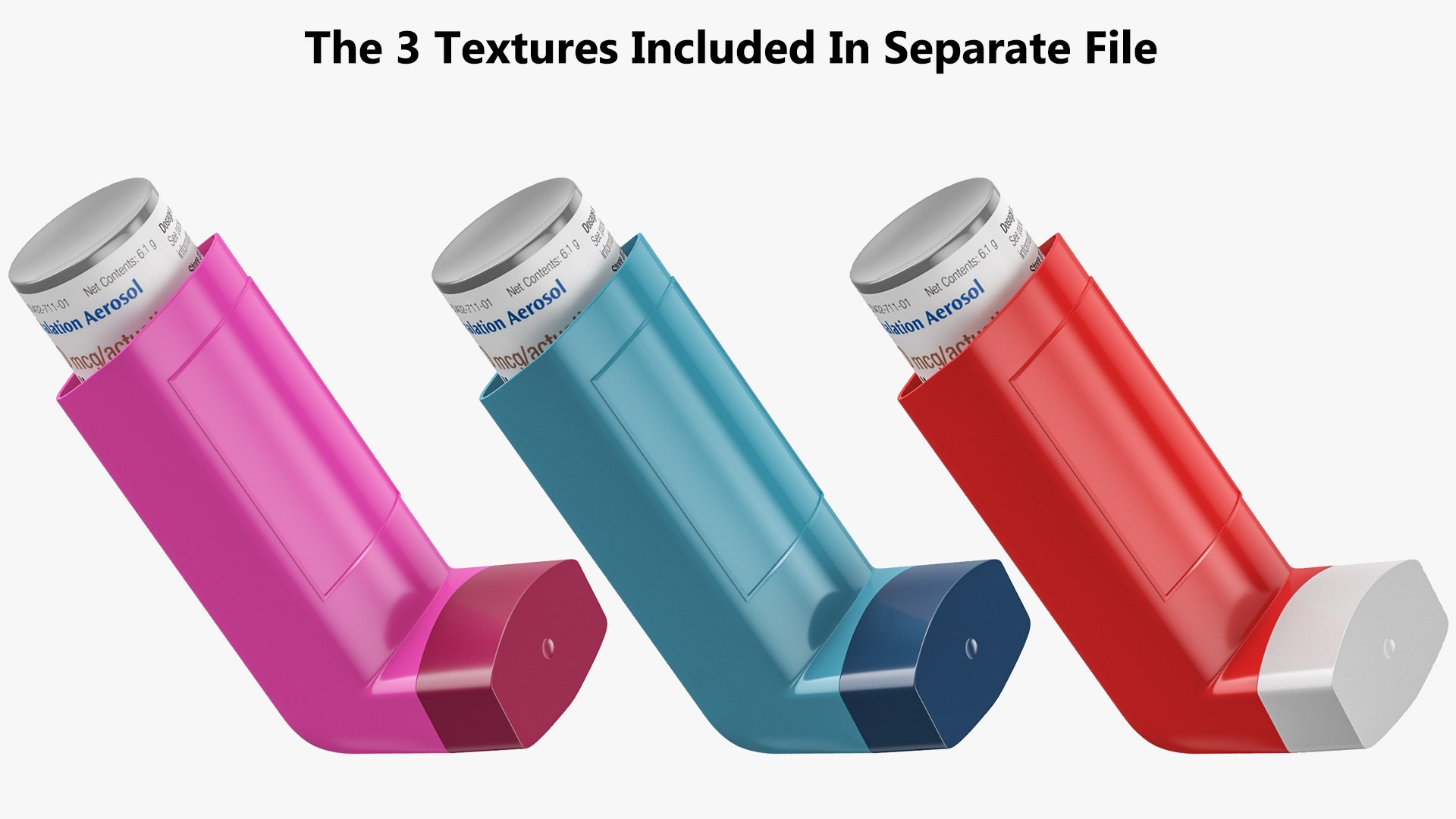 3d Asthma Inhaler 02 Model Turbosquid 2104270