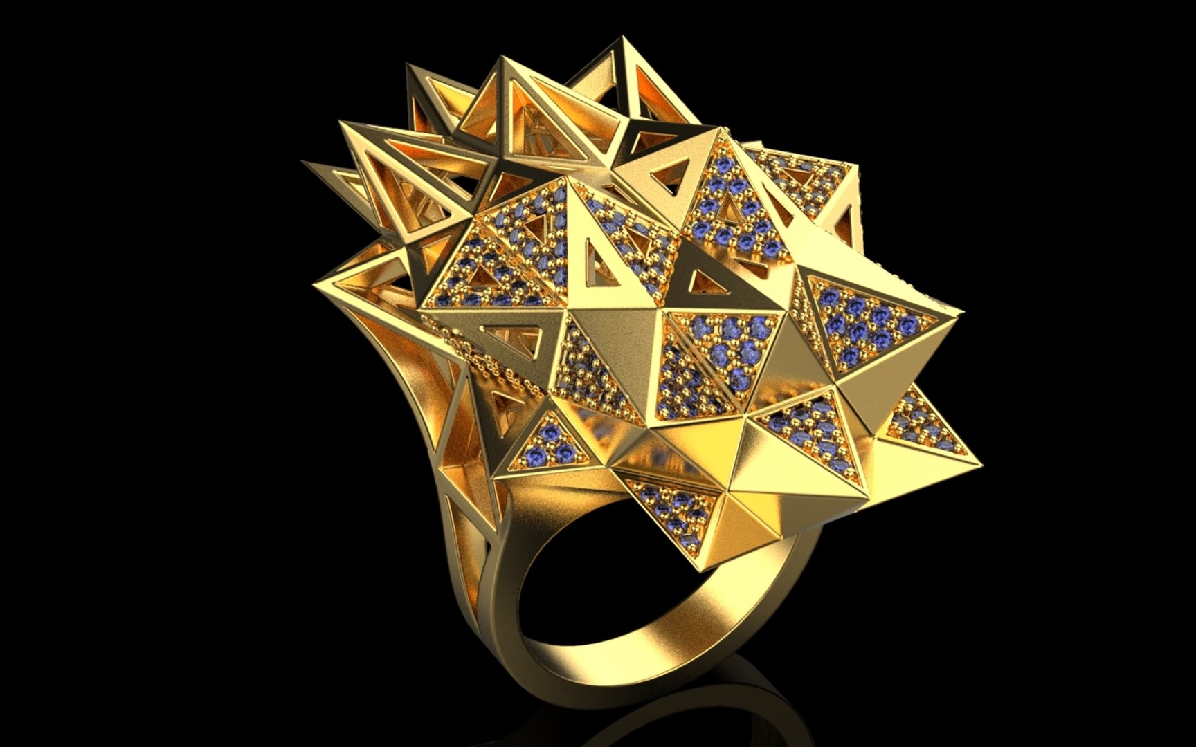 3D Ring with triangles 226202 - TurboSquid 2121357