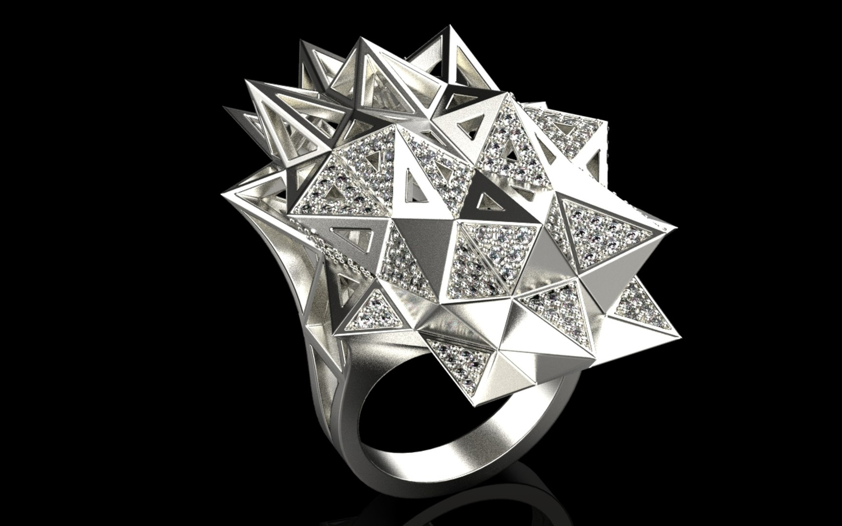 3D Ring with triangles 226202 - TurboSquid 2121357