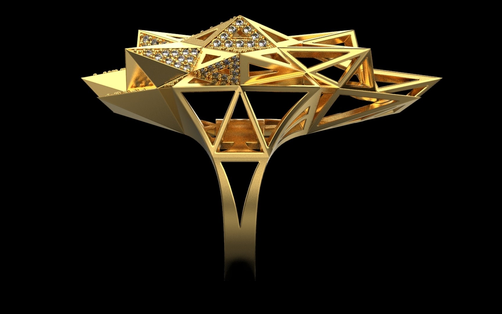 3D Ring with triangles 226202 - TurboSquid 2121357