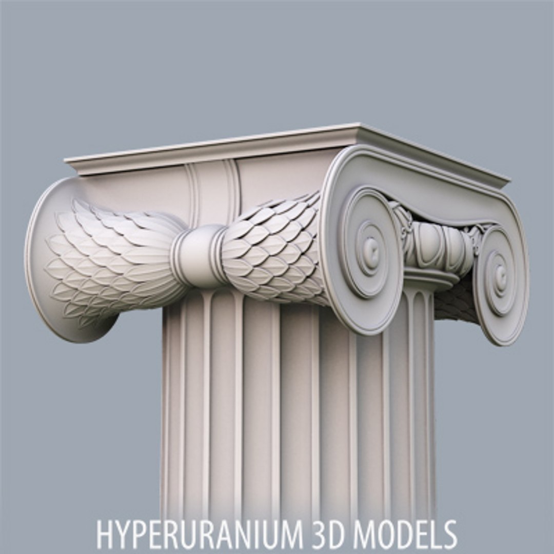ionic column 3d