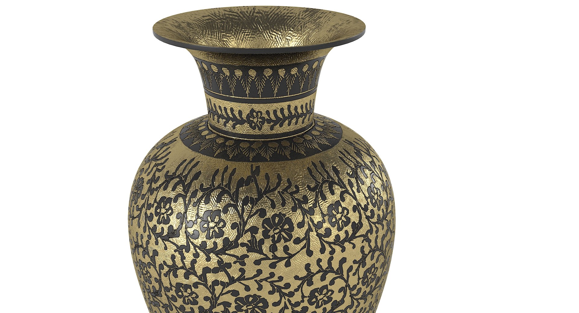 Golden Vase 3D Model - TurboSquid 1420655