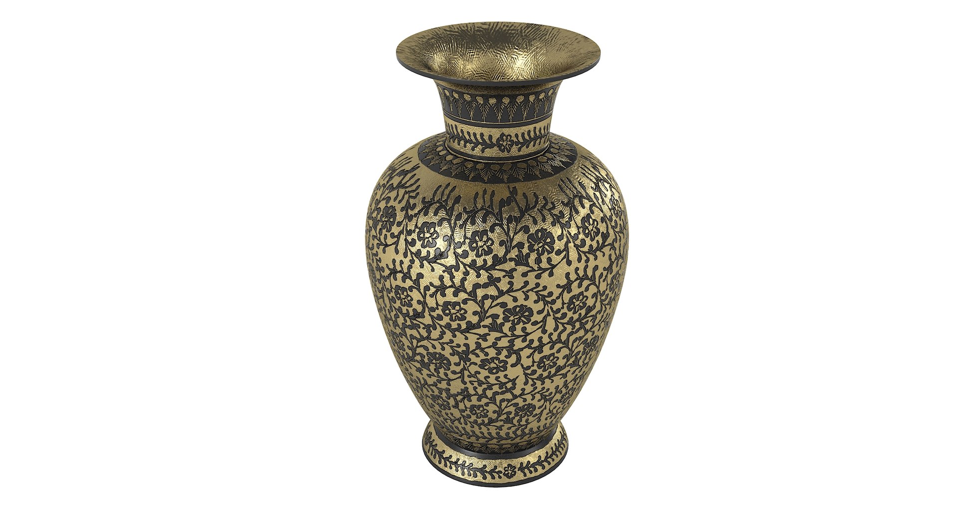 Golden Vase 3D Model - TurboSquid 1420655