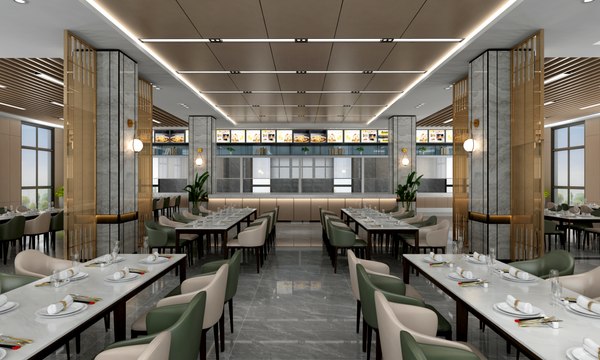 Restaurant interior 3D model - TurboSquid 2032557