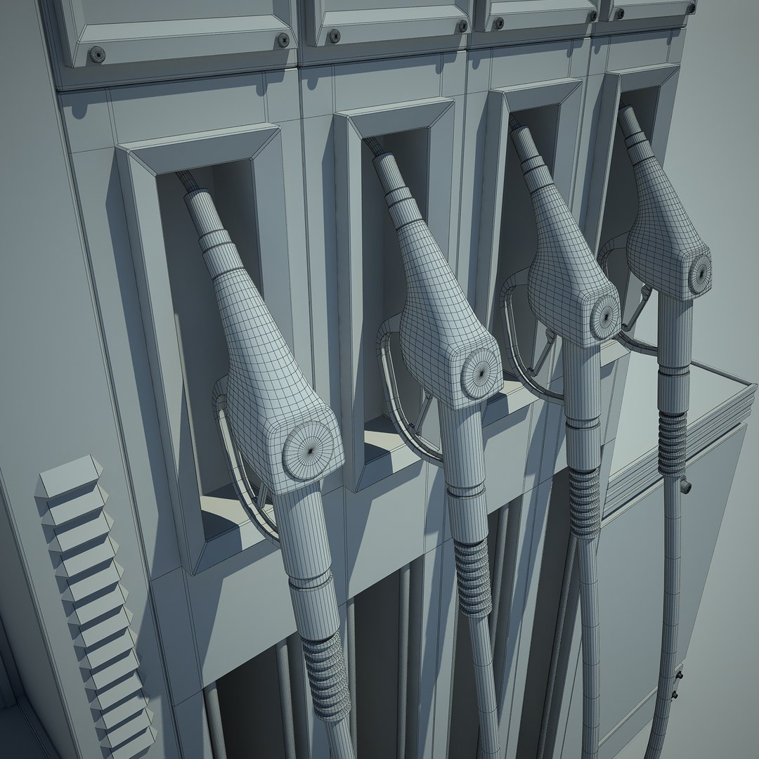 3d Petrol Pump Model