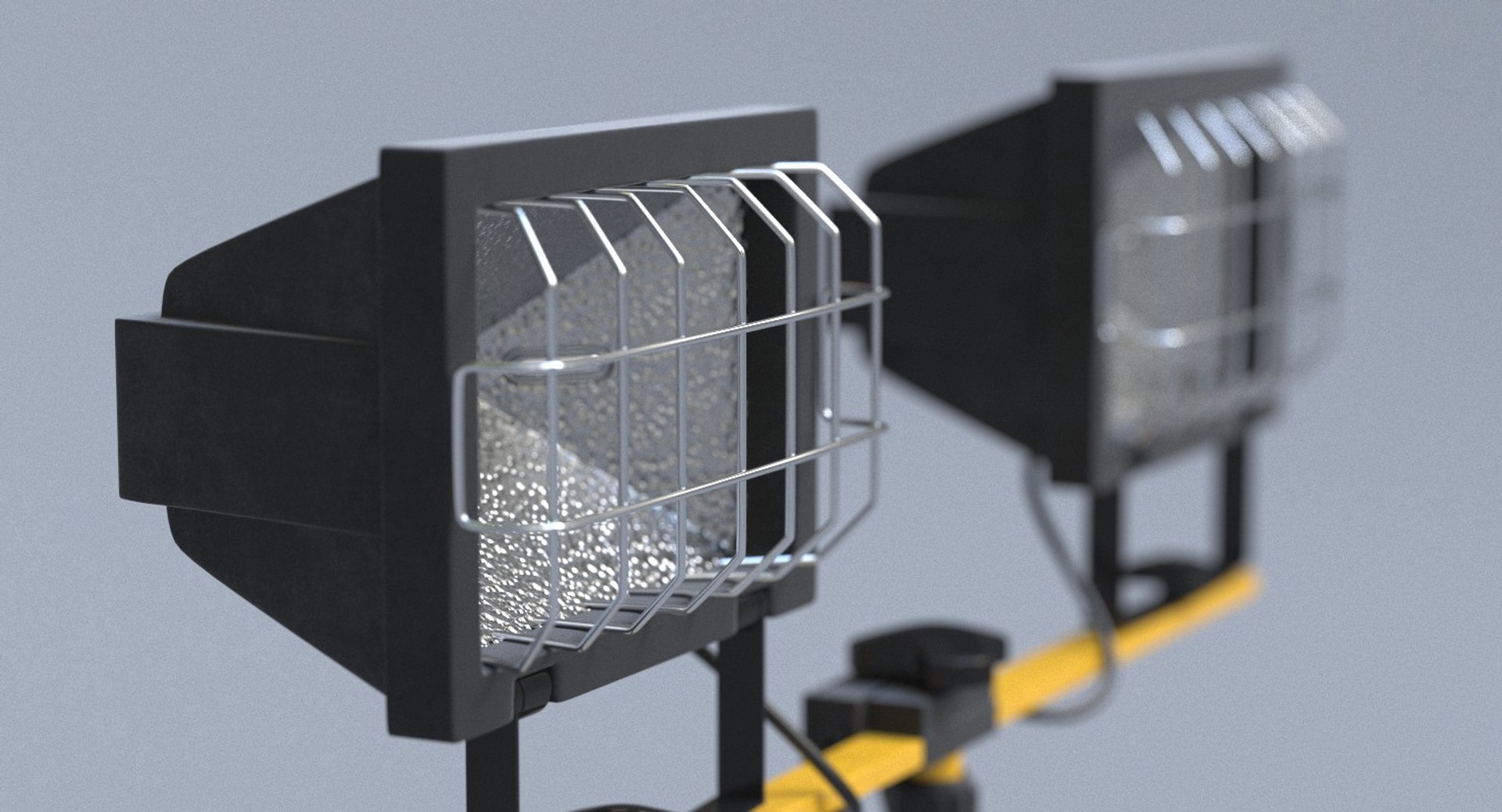 3d Model Halogen Lamp
