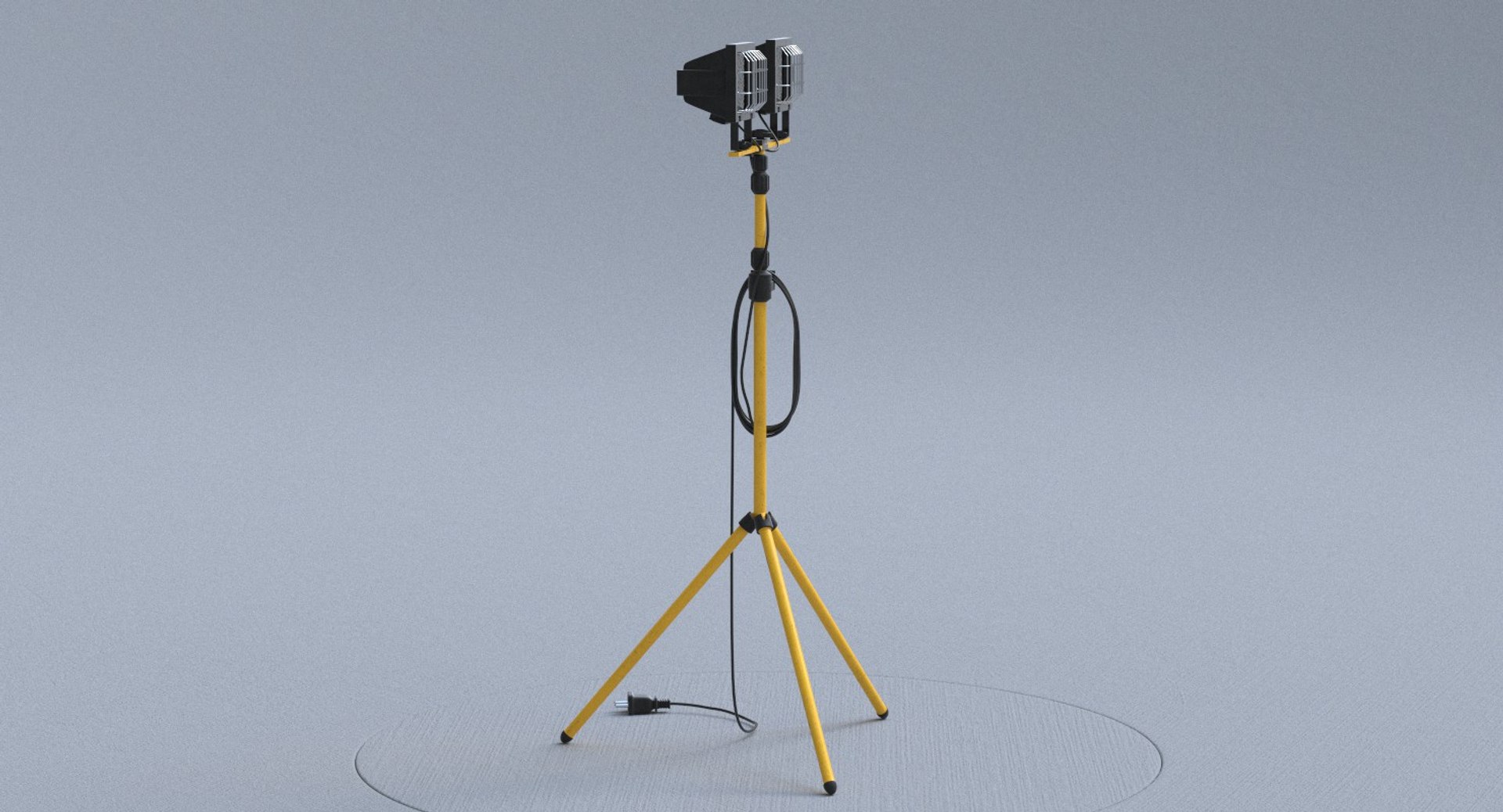 3d Model Halogen Lamp