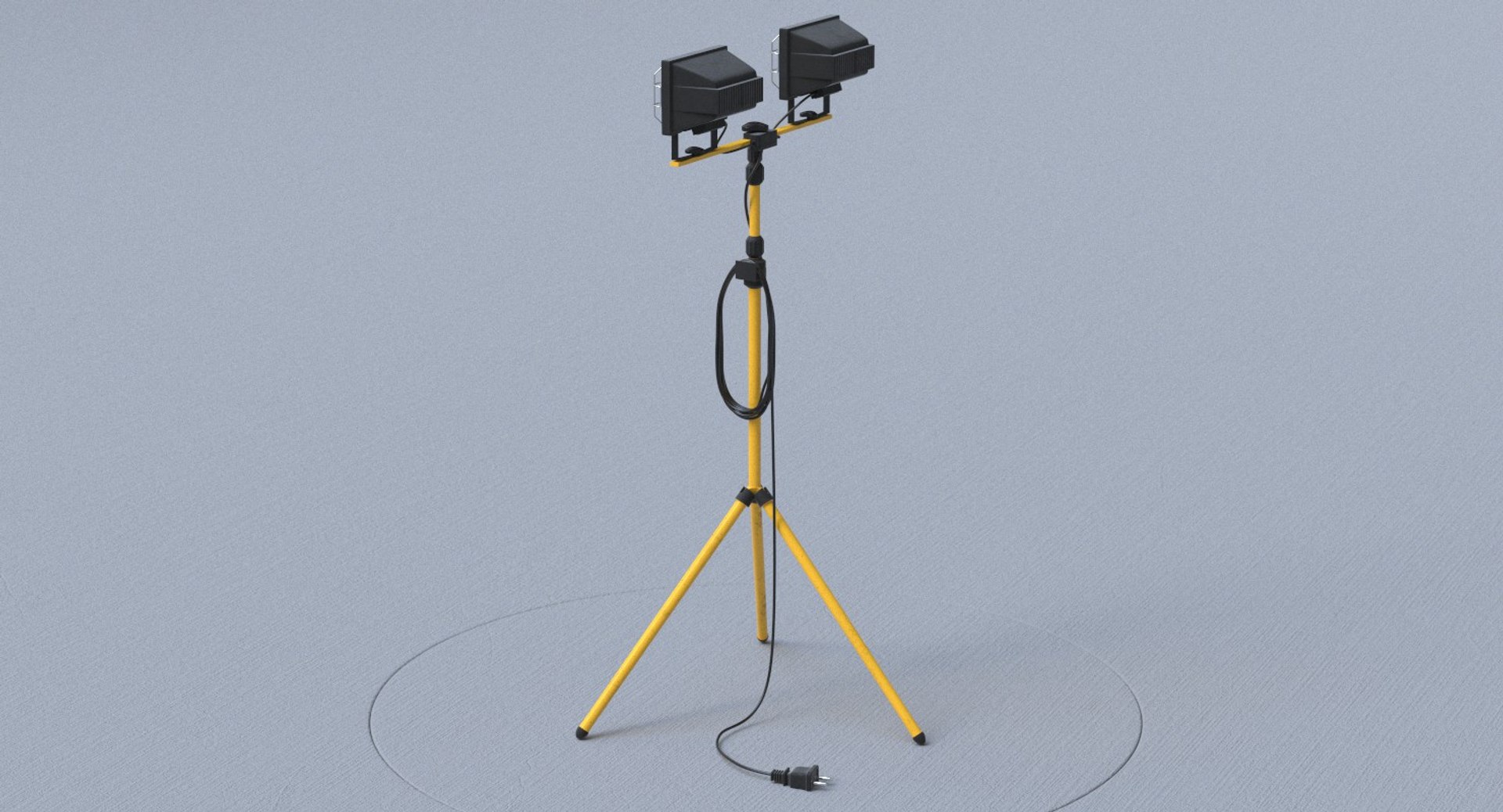 3d Model Halogen Lamp