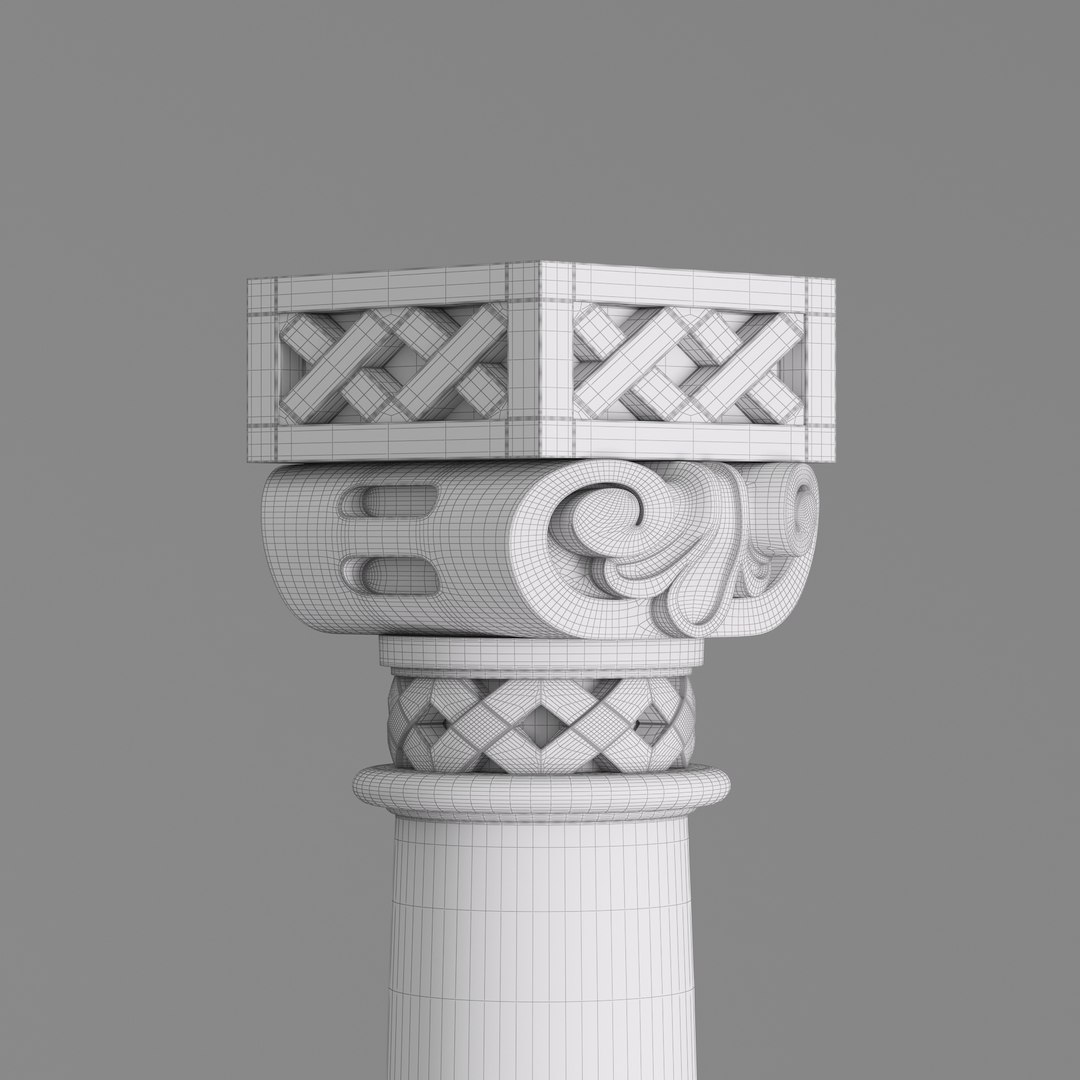 Classic Column 001 3D Model - TurboSquid 2095675