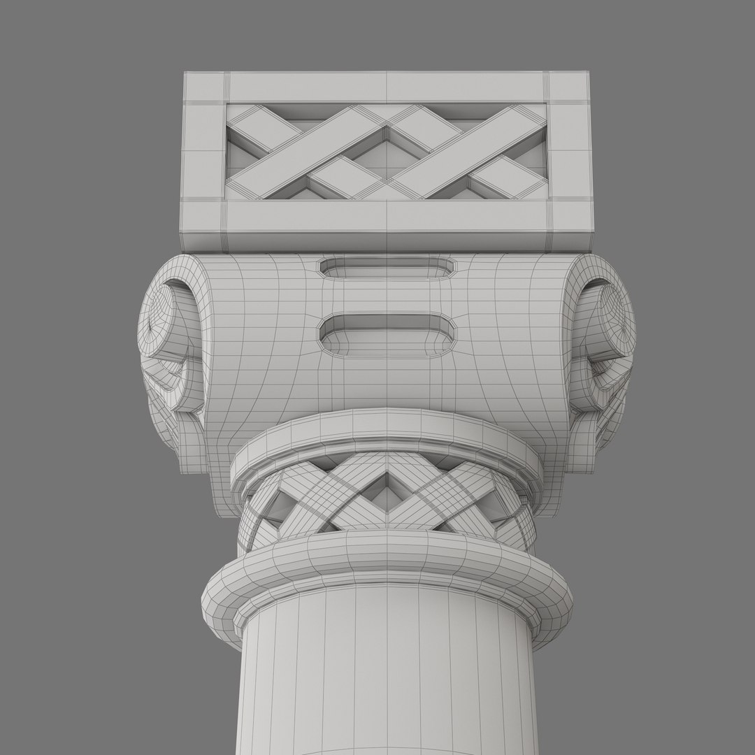 Classic Column 001 3D Model - TurboSquid 2095675