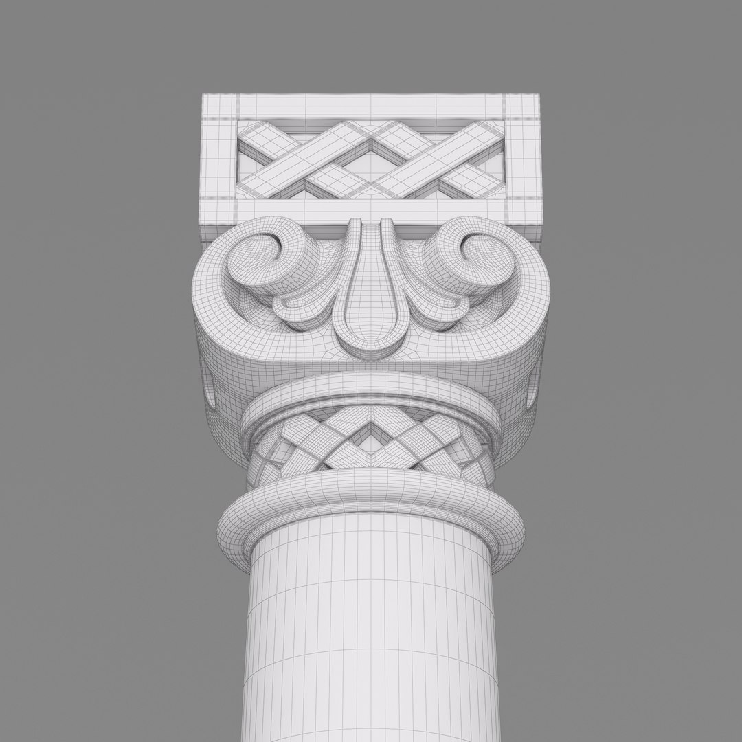 Classic Column 001 3D Model - TurboSquid 2095675