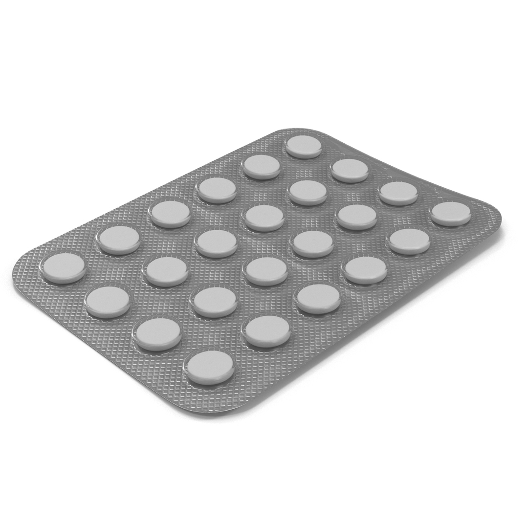 3D model Pills Packs Collection 3 - TurboSquid 1839480