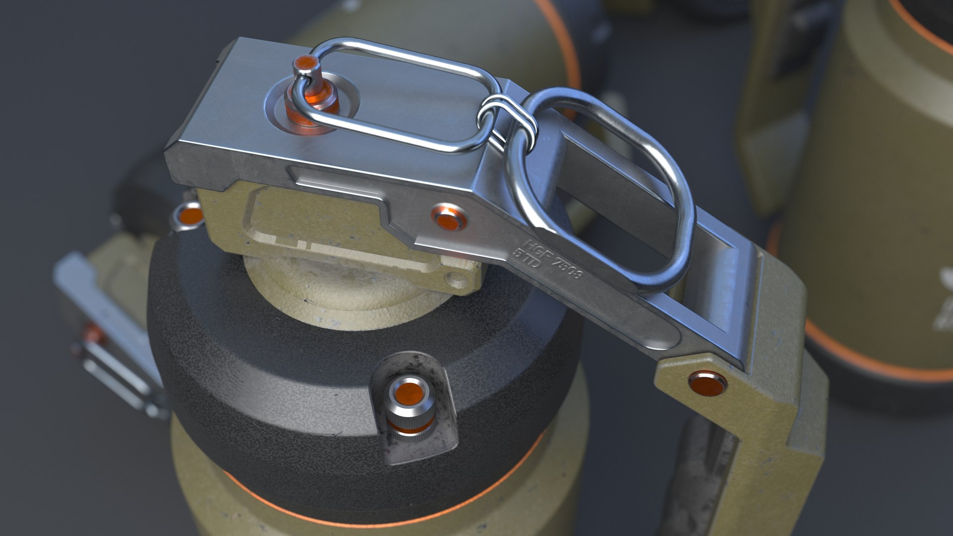 Grenade Model - TurboSquid 2214413
