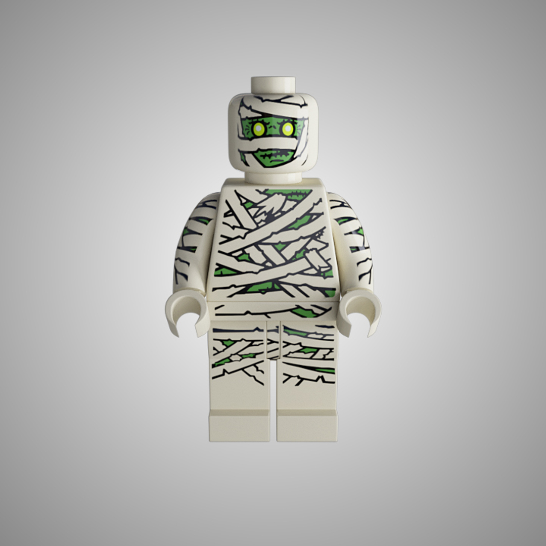 Lego Mummy 3d Model