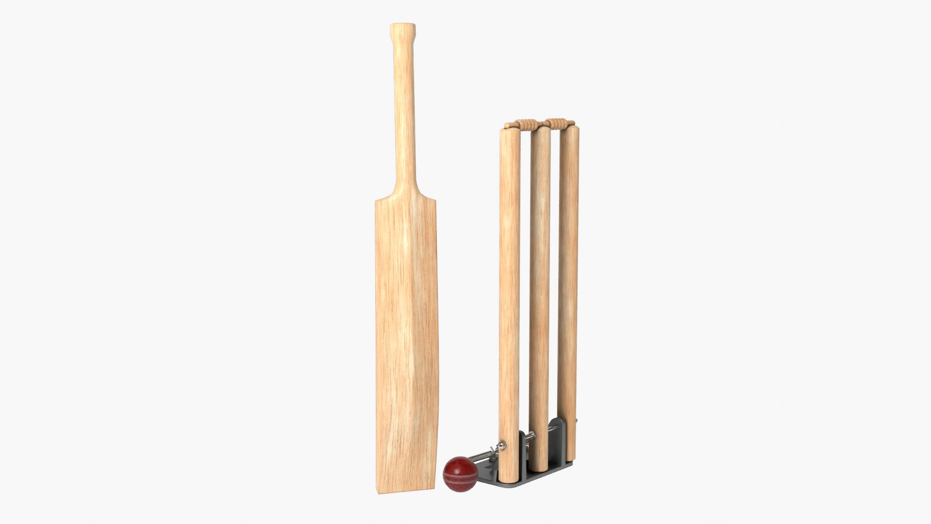 3D Wooden Wicket Model - TurboSquid 2062235