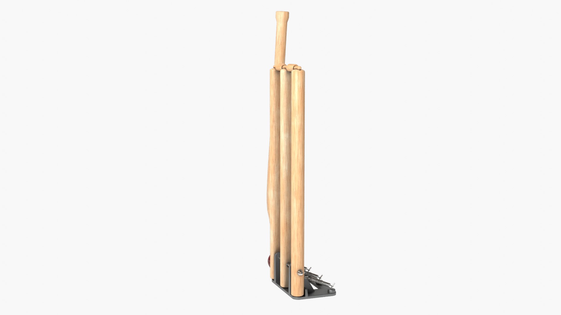 3D Wooden Wicket Model - TurboSquid 2062235