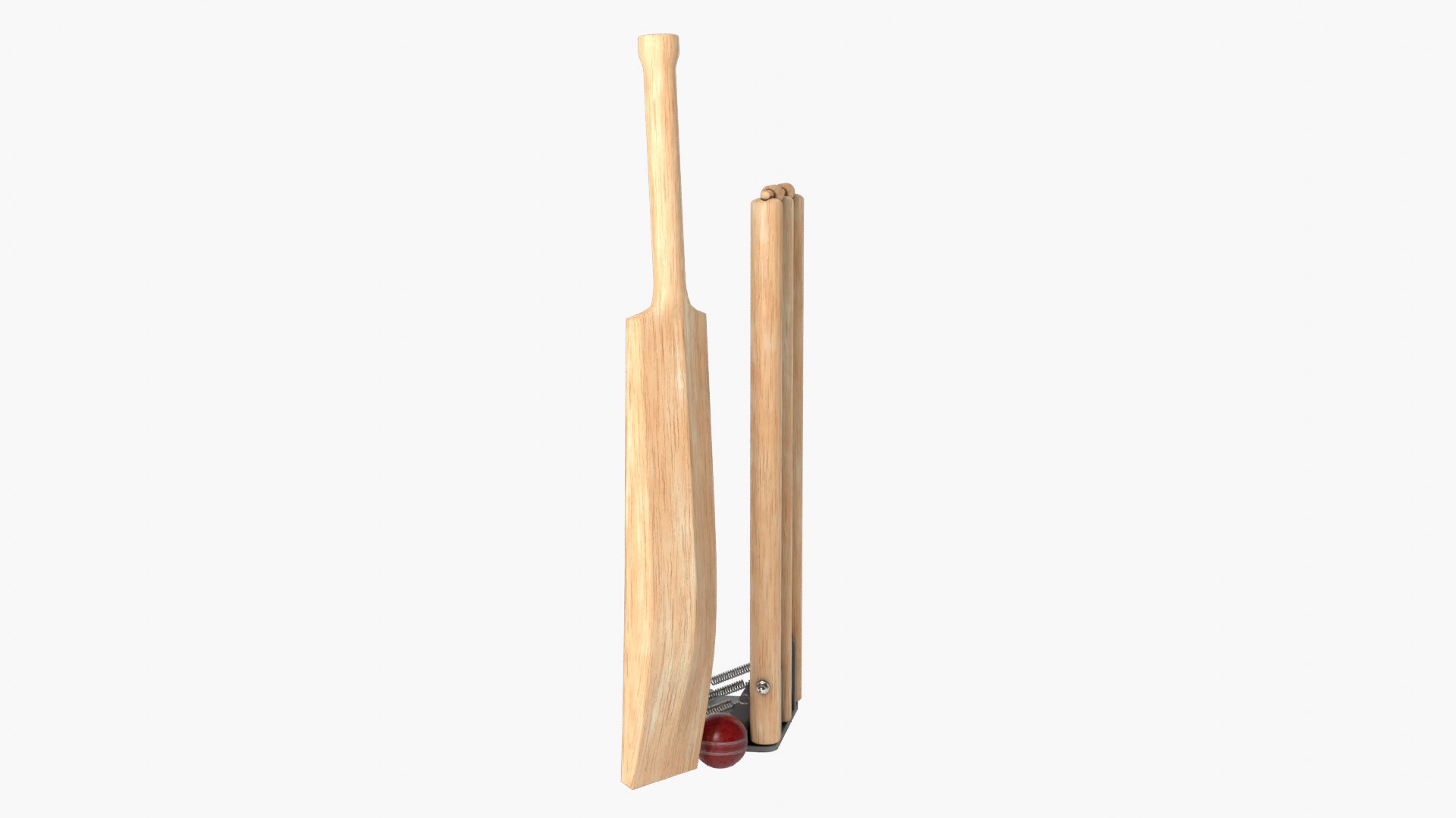 3D Wooden Wicket Model - TurboSquid 2062235