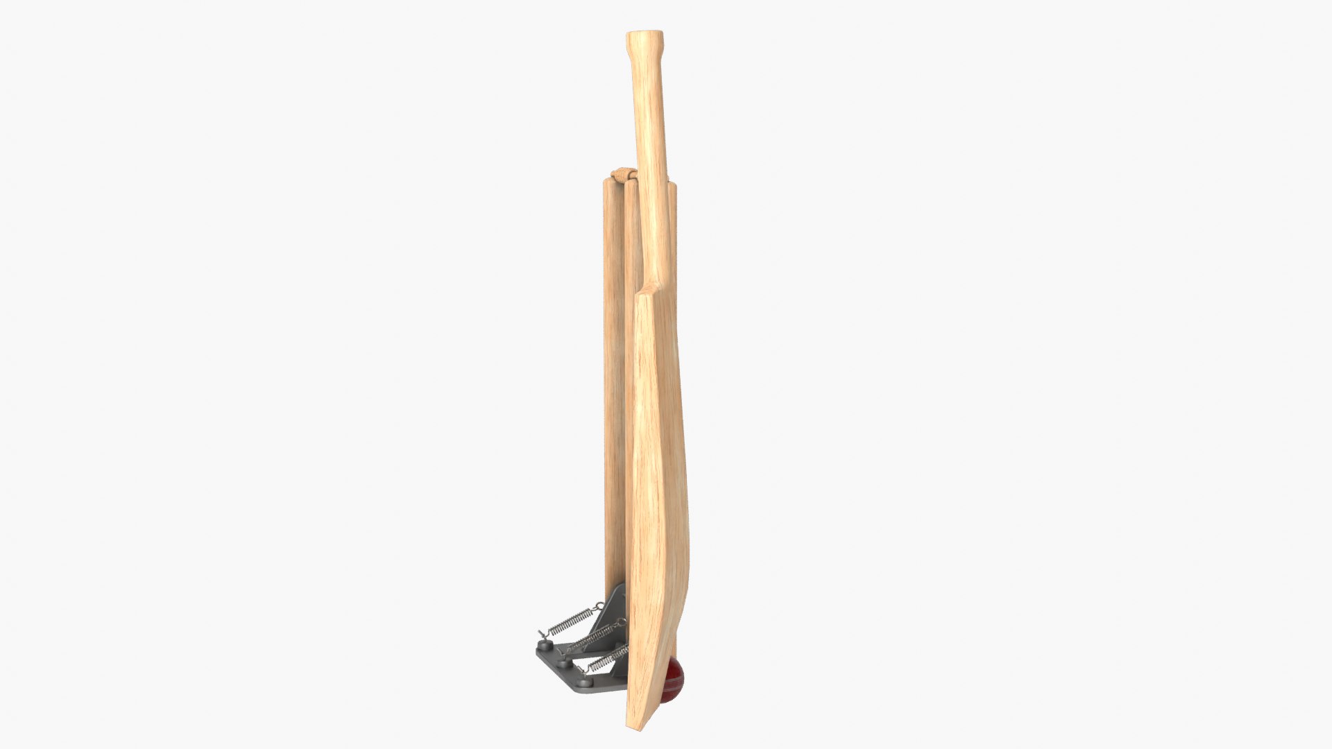 3D Wooden Wicket Model - TurboSquid 2062235