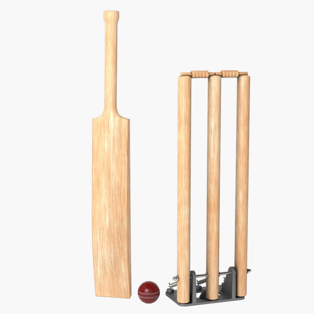 3D Wooden Wicket Model - TurboSquid 2062235