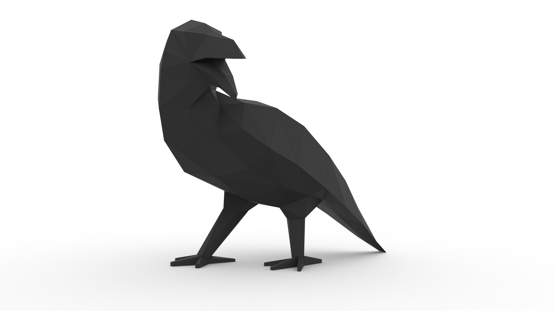 3D Model Crow Papercraft - TurboSquid 1754926