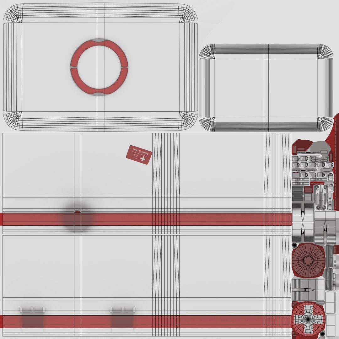 First Aid Kit 3D Model - TurboSquid 2243777