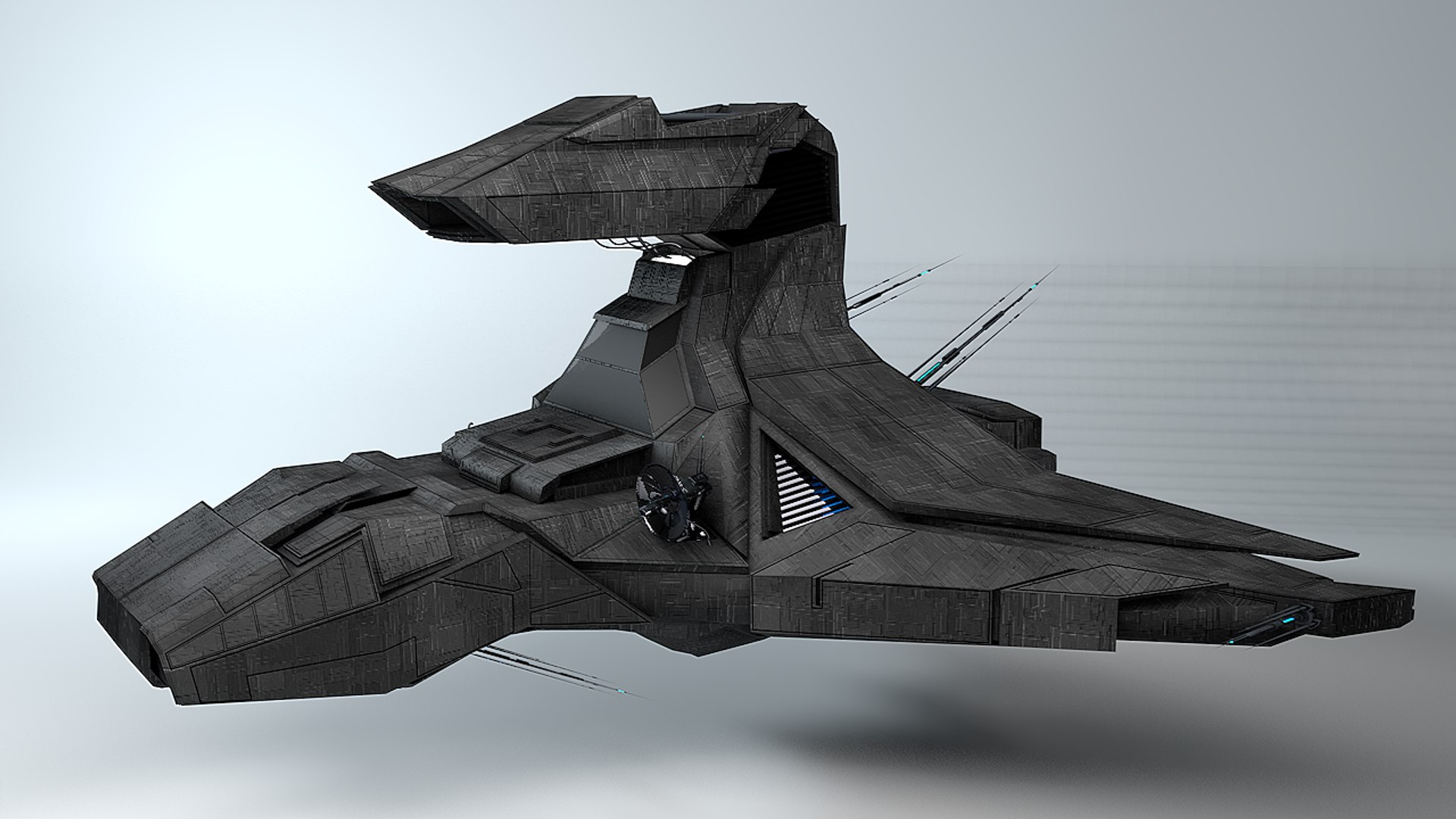 Sci Fi Space 3d Model