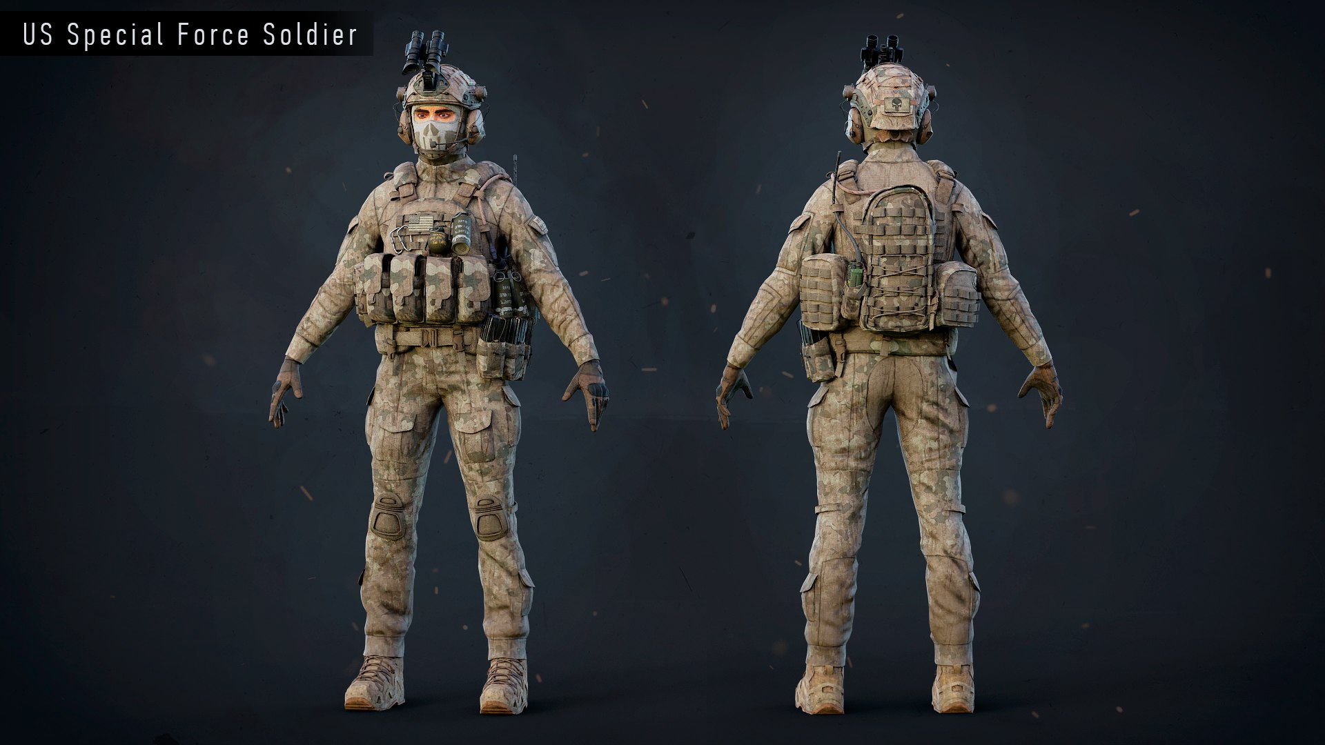 Special Force Soldier 3D - TurboSquid 1419190