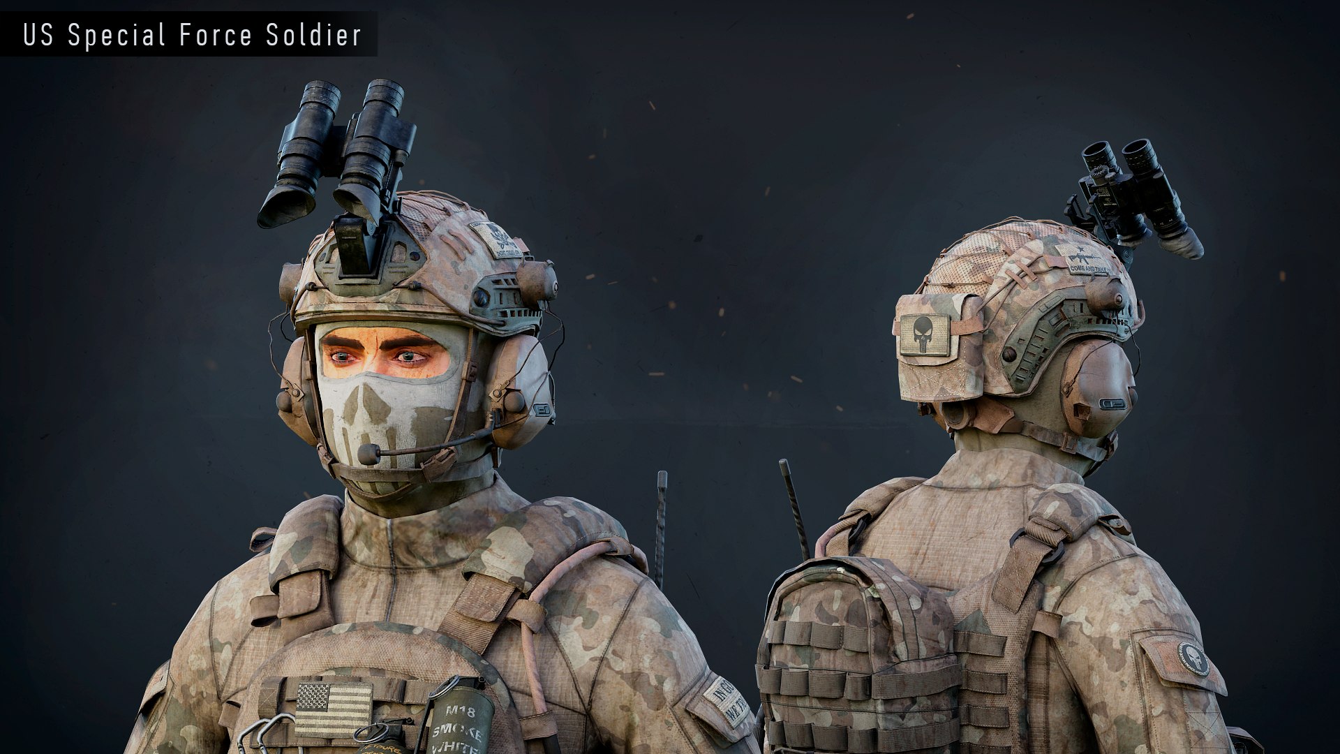 Special Force Soldier 3D - TurboSquid 1419190