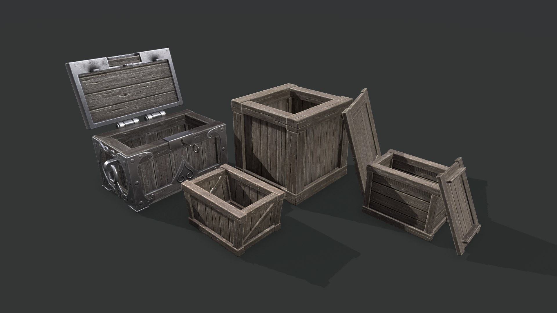 Box 1 3D Model - TurboSquid 1362368