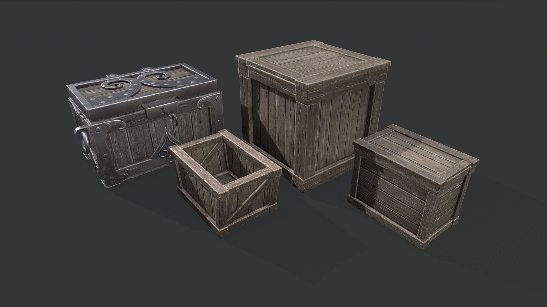 Box 1 3D Model - TurboSquid 1362368