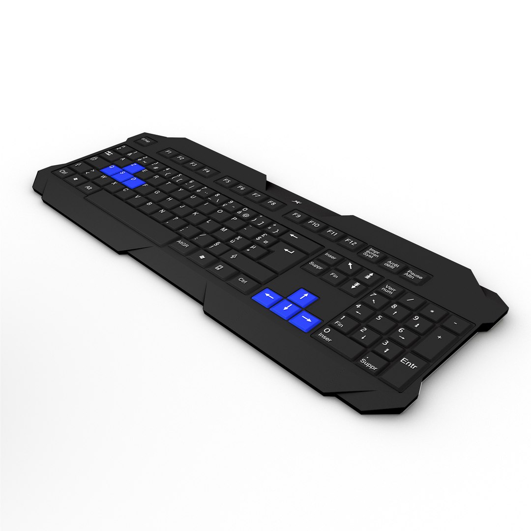 3D Gaming Keyboard - TurboSquid 1402125