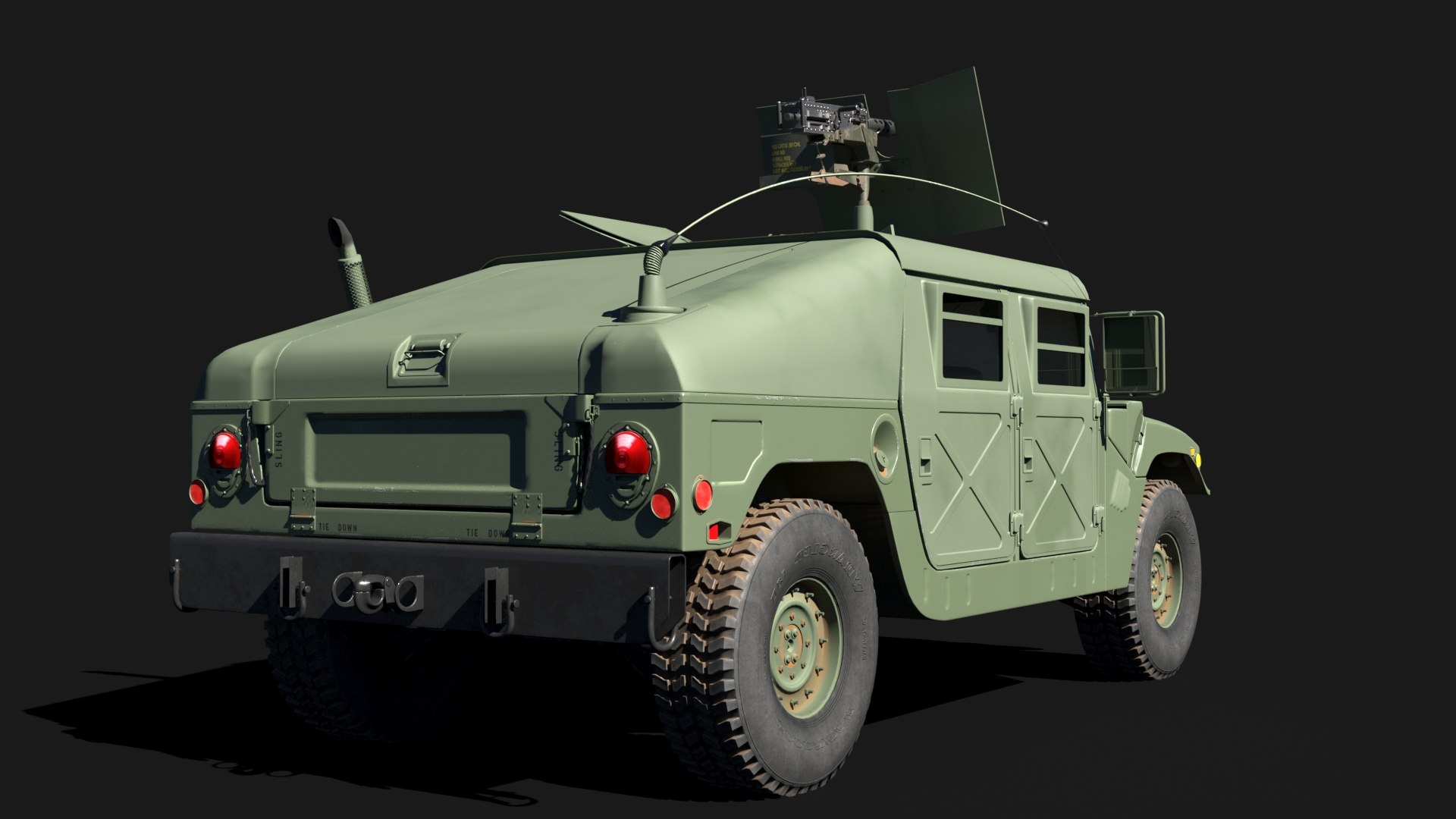3D Military Humvee M998 M1025 - TurboSquid 1643107