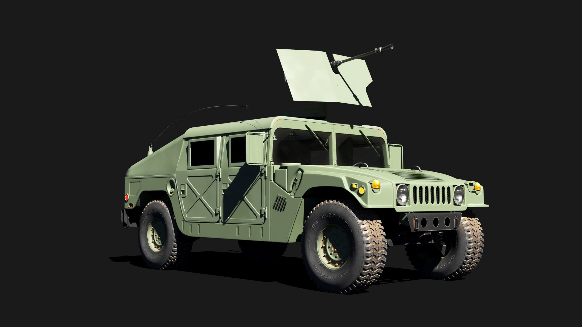 3D Military Humvee M998 M1025 - TurboSquid 1643107