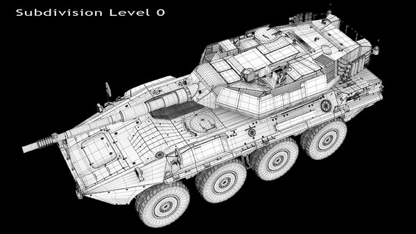 3D wheeled tank destroyer b1 model - TurboSquid 1300153