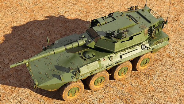 3D wheeled tank destroyer b1 model - TurboSquid 1300153