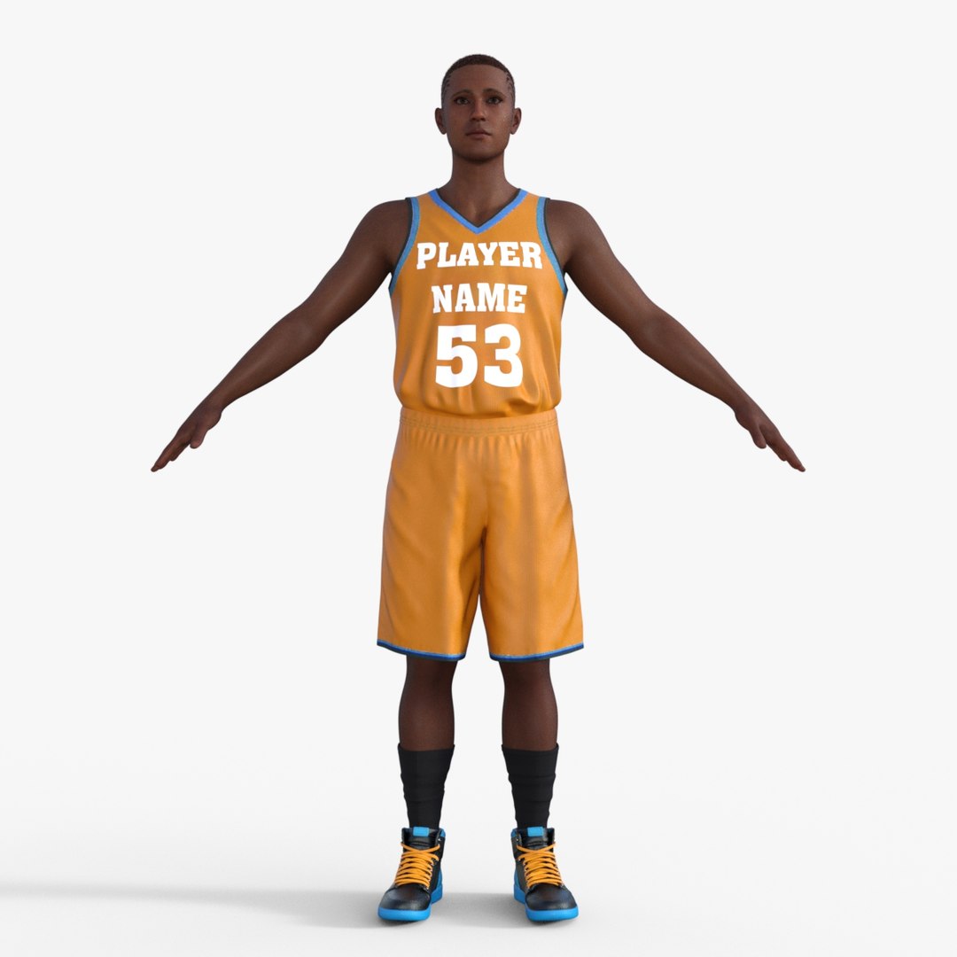 Realistic Basketball Player 3D - TurboSquid 2143258