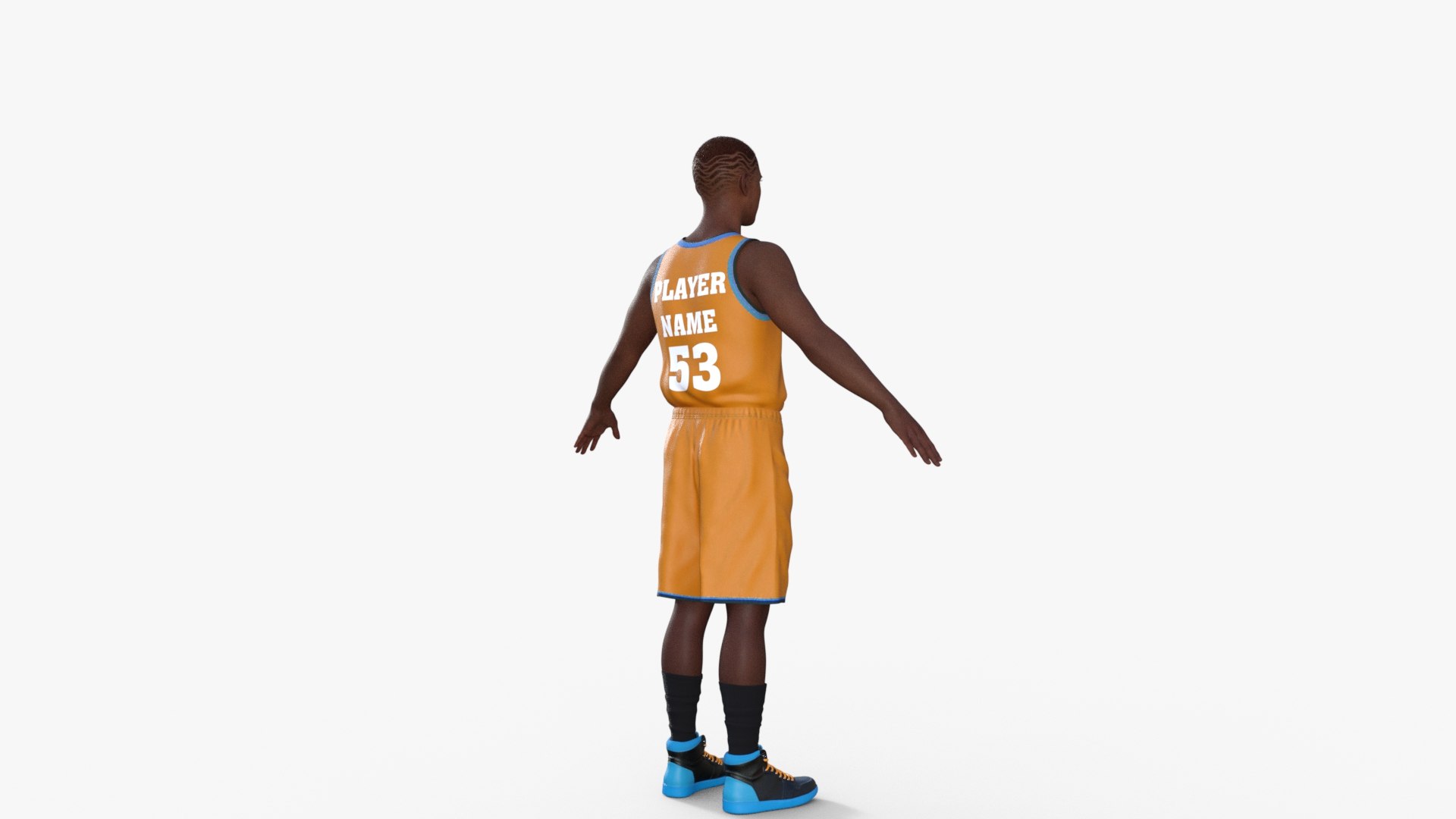 Realistic Basketball Player 3D - TurboSquid 2143258