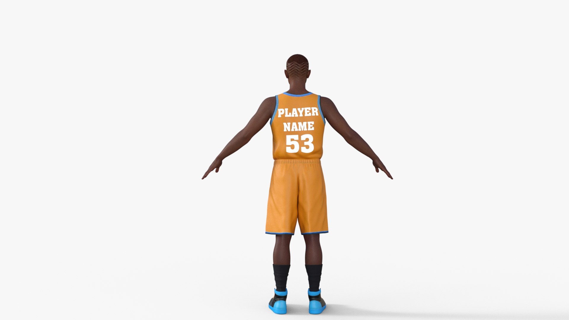 Realistic Basketball Player 3D - TurboSquid 2143258