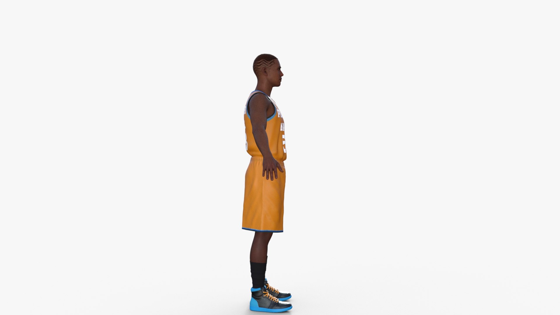 Realistic Basketball Player 3D - TurboSquid 2143258