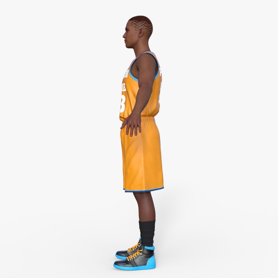 Realistic Basketball Player 3D - TurboSquid 2143258