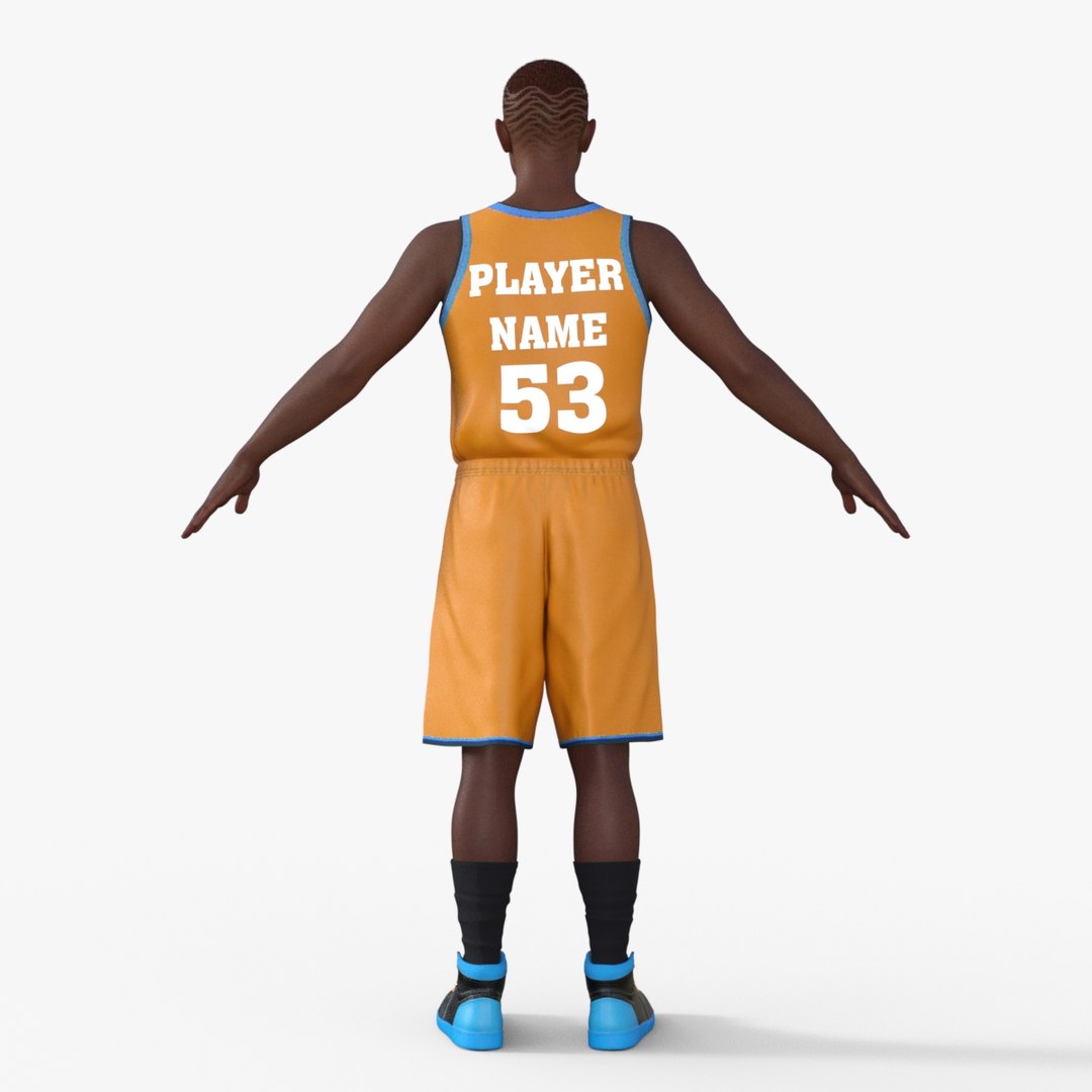 Realistic Basketball Player 3D - TurboSquid 2143258