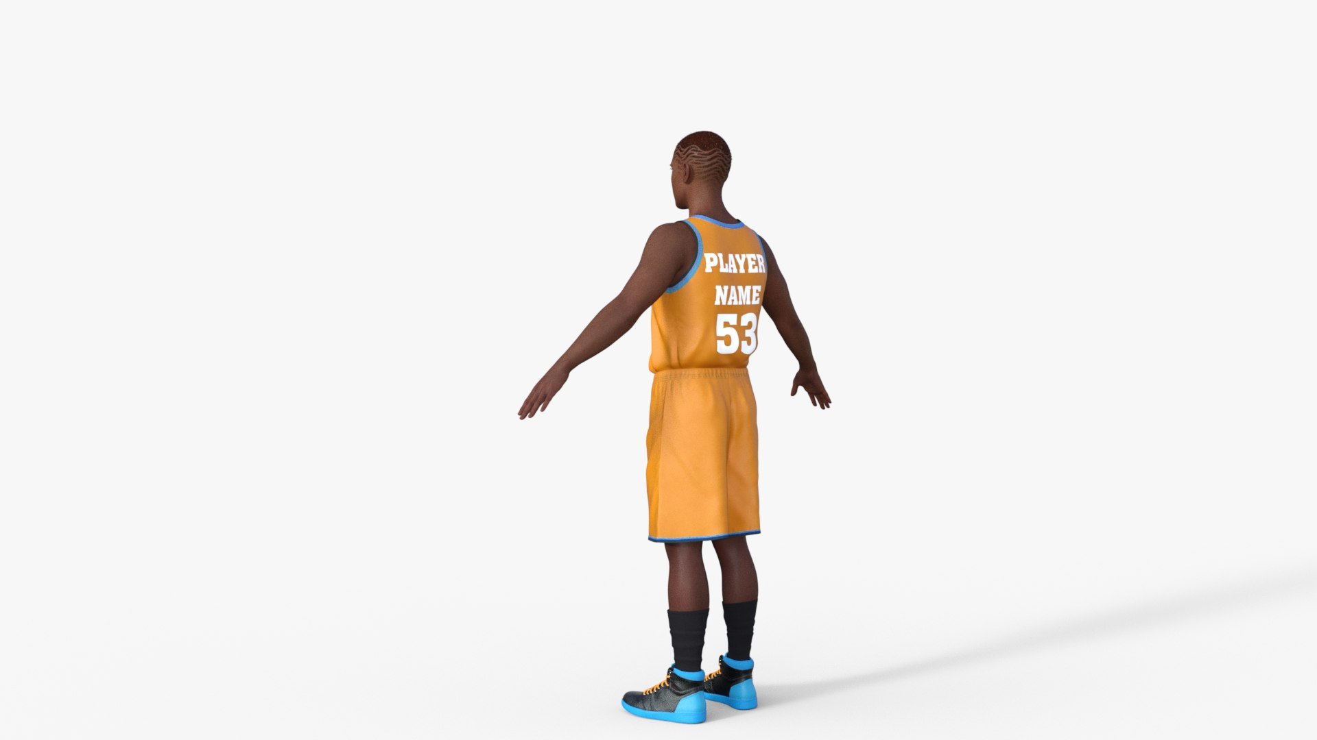Realistic Basketball Player 3D - TurboSquid 2143258