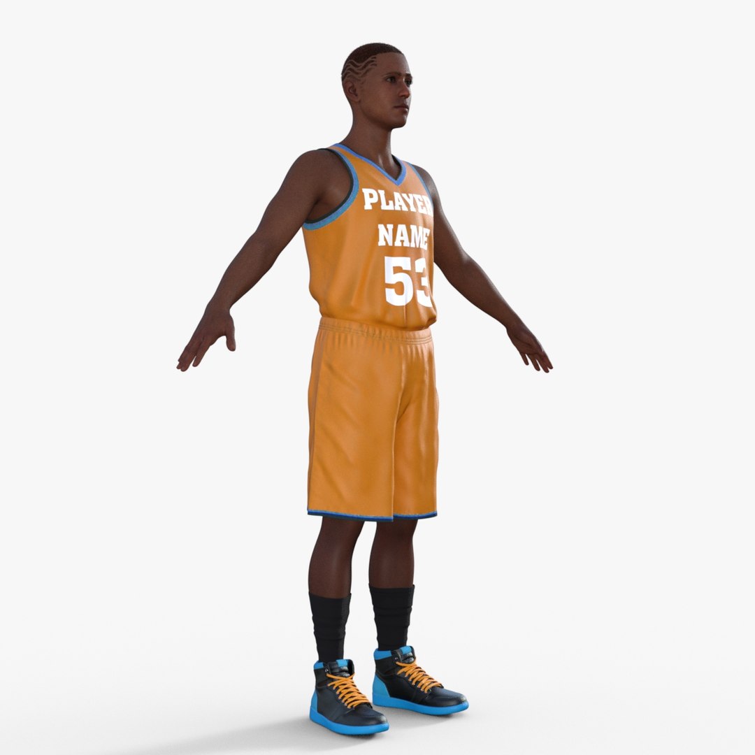 Realistic Basketball Player 3D - TurboSquid 2143258